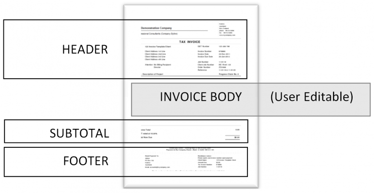 Invoice Template Modification examples – Abtrac Support