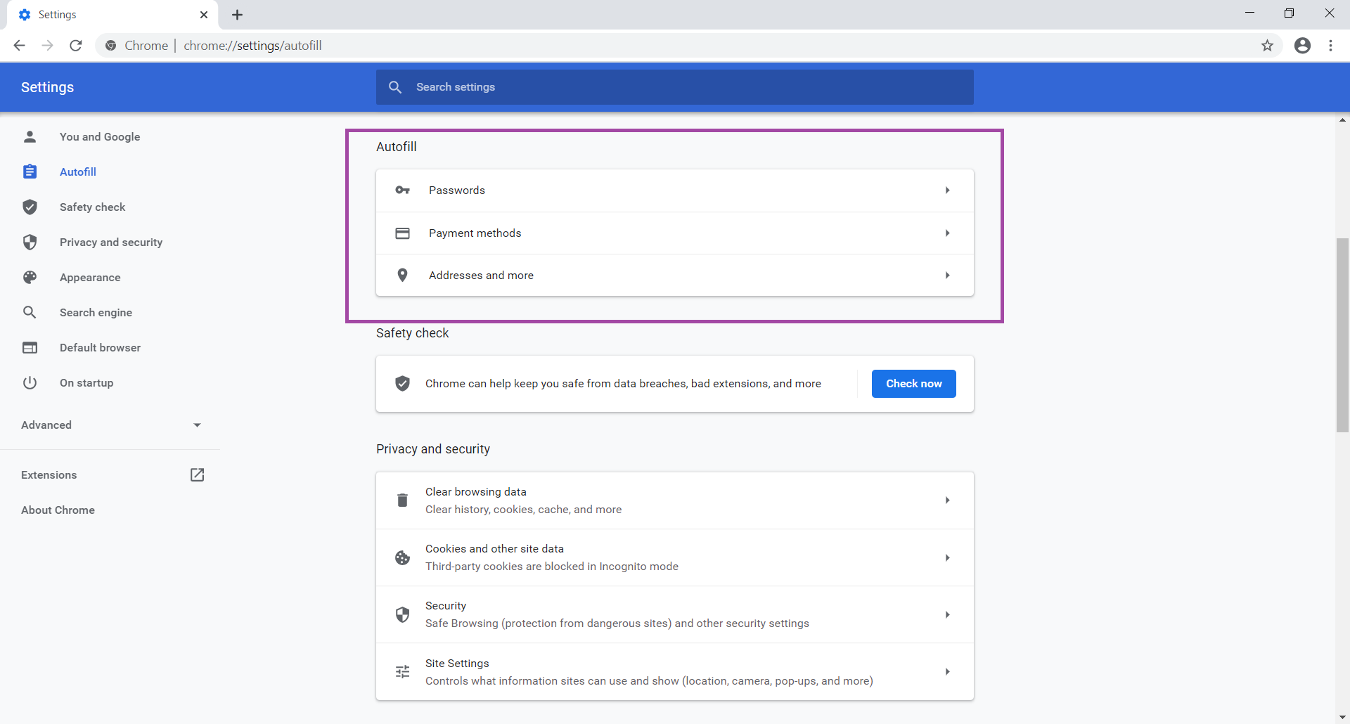 How to Disable and Clear your browser’s Autofill features – Abtrac Support
