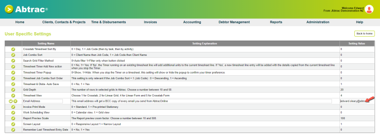 Abtrac Login : Changing your login and password – Abtrac Support