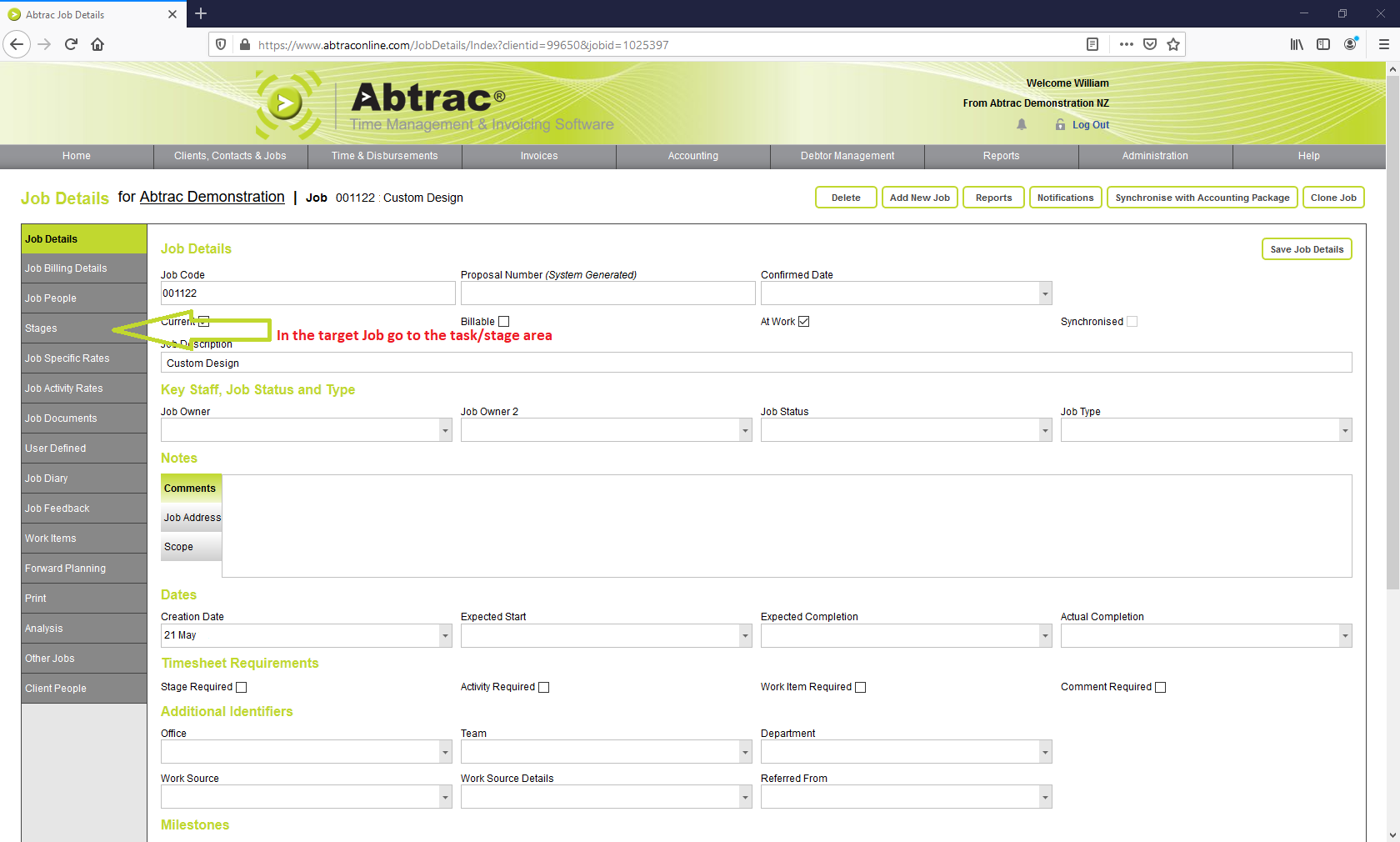 Cloning Tasks/Stages/Phases – Abtrac Support