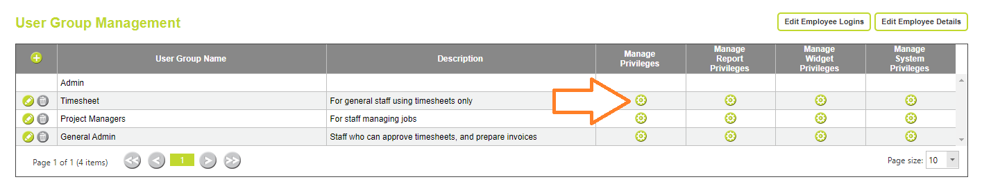 User Group Management – Abtrac Support