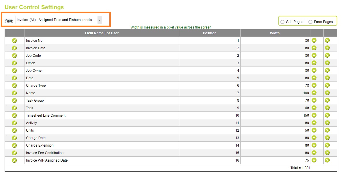 Assigned Time and Disbursements Report – Abtrac Support