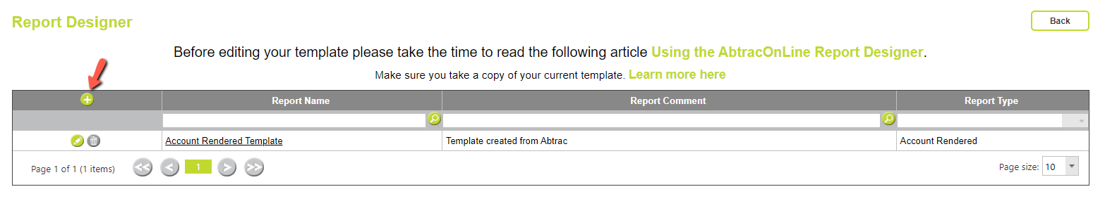 Set up guide: Getting ready to send statements – Abtrac Support