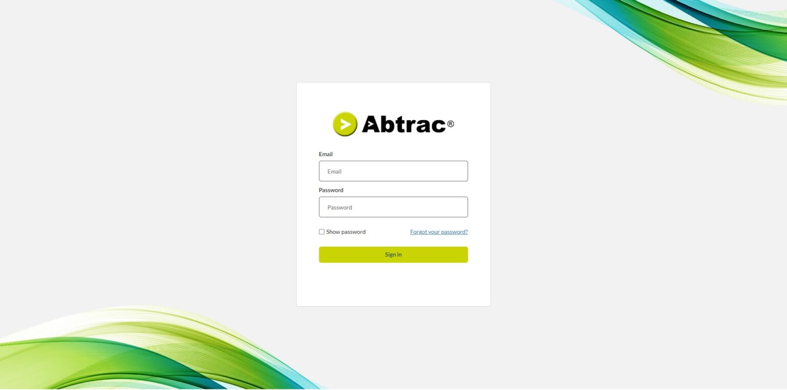 Abtrac Login : Changing your login and password – Abtrac Support